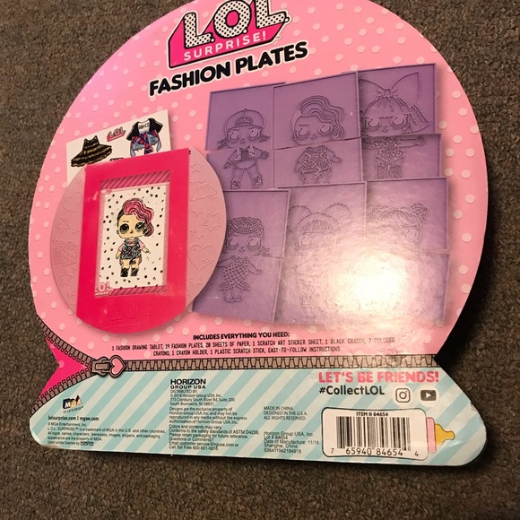 Mga | Other | Lol Surprise Fashion Plates Design Activity Kit | Poshmark